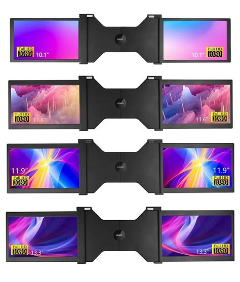 Преносими монитори за лаптоп - Tri screen monitor - WoW Gadgets Shop