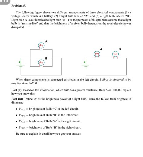 solved the following figure shows two different arrangements