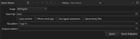 Search In Projects Or File Systems Qt Creator Documentation