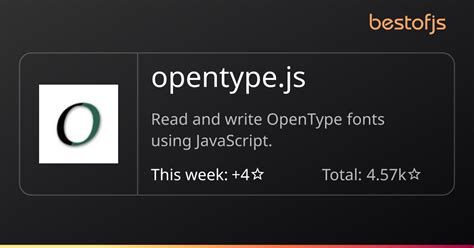 Best Of Js • Opentypejs