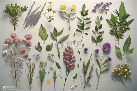 不同类型的花卉和植物插画图片下载 正版图片600009356 摄图网 不同类型的花卉和植物插画图片下载 正版图片600009356 摄图网