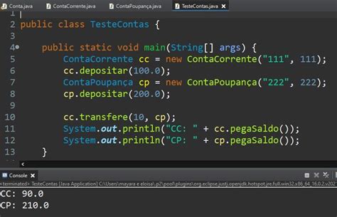 resultado de teste é o mesmo java polimorfismo entenda herança e