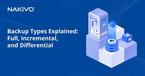 Backup Types Explained Full Incremental And Differential R Nakivo