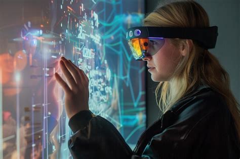 Examine the impact of augmented reality applicatio generative ai | Premium AI-generated image
