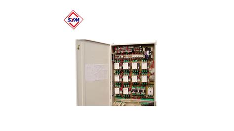 Scm Plc Hoist Control Electrical Panel Box With Stainless Steel Cabinet For Tower Crane Buy
