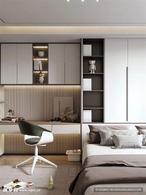 室内设计全屋定制柜子衣柜橱柜吊设计图 3d作品 3d设计 设计图库 昵图网