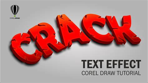 Best 13 Crack Text Effect Corel Draw Tutorial Artofit
