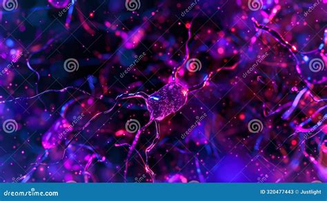 Fluorescent Image Of Nadh Dehydrogenase The First Enzyme In The Electron Transport Chain Stock