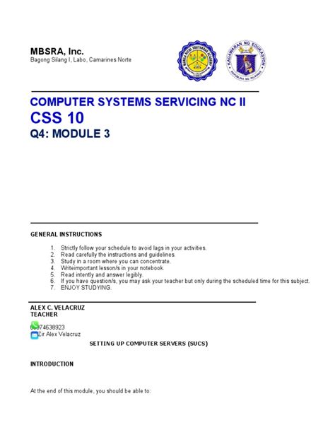 Css G10 Module 15 To Print Pdf Internet Protocol Suite