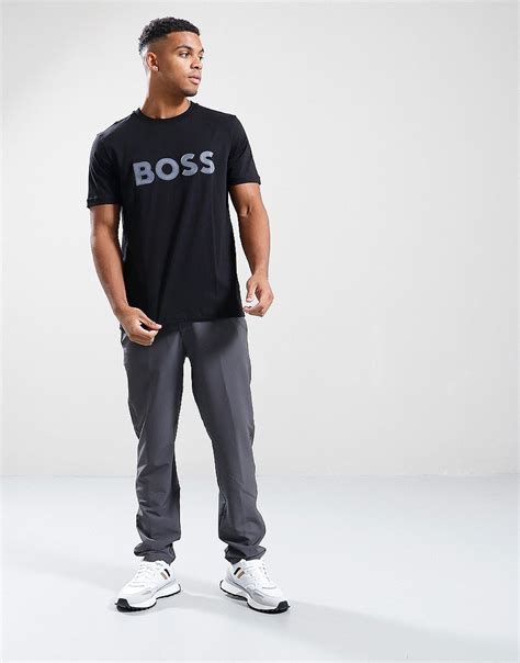 Boss Tee 1 T Shirt Black Terraces Menswear