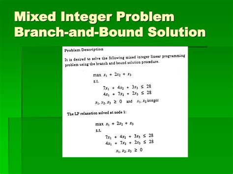 Ppt Topic 7a Integer Programming Ip Powerpoint Presentation Free