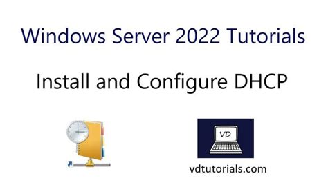 install and configure dhcp on windows server 2022 windows server