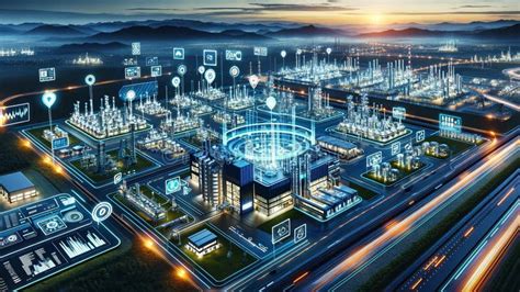 High Tech Industrial Facility Integrating Automation Digital Systems