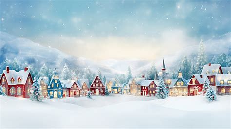 겨울 배경의 메리 크리스마스 도시 휴일 이브 크리스마스 마을의 아늑한 눈 덮인 마을 겨울 마을 크리스마스 거리 겨울 카드 배경 일러스트 및 사진 무료 다운로드