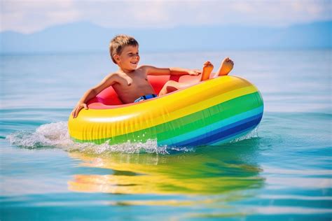 Summer Inflatable Recreation Swimwear Free Photo Rawpixel