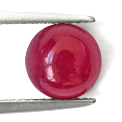 Ruby Cabochon 3 70 Carat Rare Gemstone Company