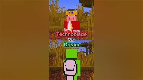 Technoblade Vs Dream Youtube