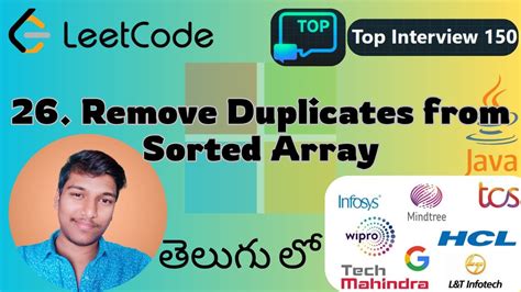 You Wont Believe How Easy It Is Remove Duplicates From Sorted Array