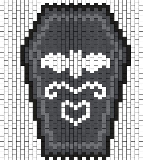 Bat Coffin Backpack Front 35x30 Kandi Pattern Kandi Patterns Kandi