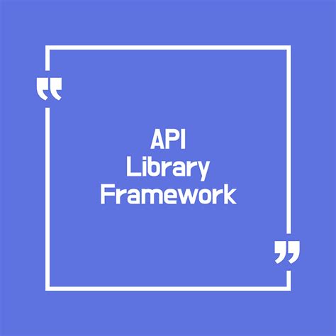 Api Vs Library Vs Framework
