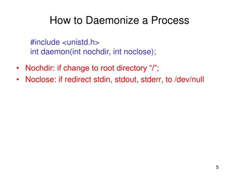 Ppt Daemon Processes Powerpoint Presentation Free Download Id2560616