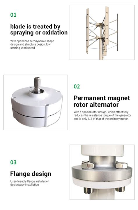 China H Type Wind Turbine Manufacturers Suppliers Factory Customized H Type Wind Turbine