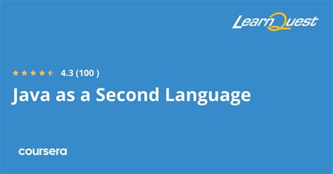 Java As A Second Language Specialization 3 Courses Learnquest