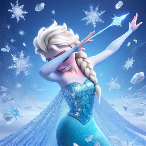 Dabbing Elsa Ai Generated By Joshuaecw21985 On Deviantart