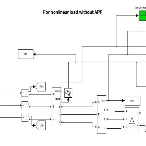 Simulink Model For Non Linear R Load Condition Without Apf Download