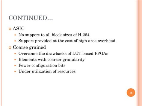 ppt coarse grained reconfigurable architecture for variable block