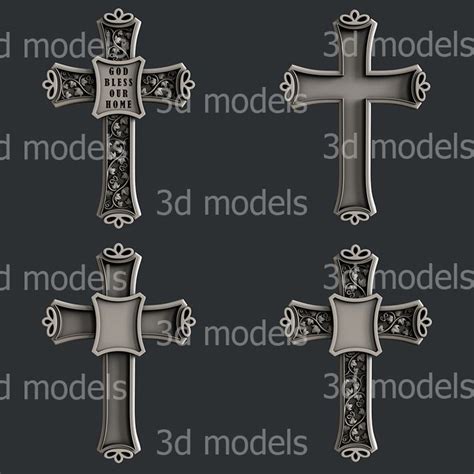 3d Stl Models For Cnc Router Or 3dprinter Cross10 Artofit