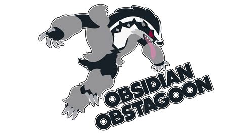 Obstagoon Pokemon Dark Type Galar Region Evolution Fierce Attitude Png