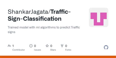 Github Shankarjagatatraffic Sign Classification Trained Model With