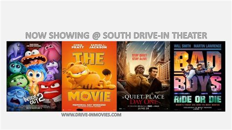 South Drive In Theater Movie Listings Fri 628 Thur 74 Only At 3050 S