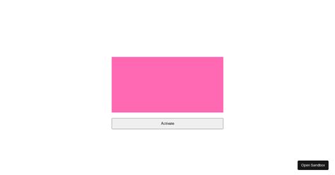react usestate — exercise boolean state solution codesandbox