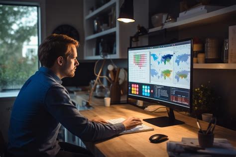 Premium Ai Image Uiux Designer Conducting A Remote Usability