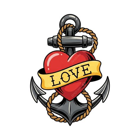 Anchor Anchor Heart Design
