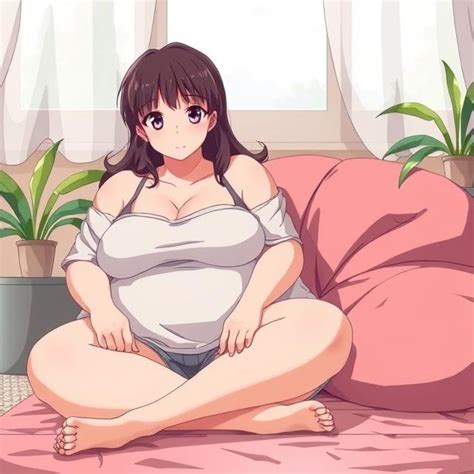 Relaxed Anime Woman