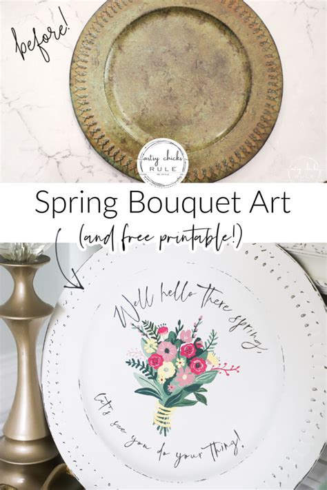 Spring Bouquet Printable And Art Artsy Chicks Rule®