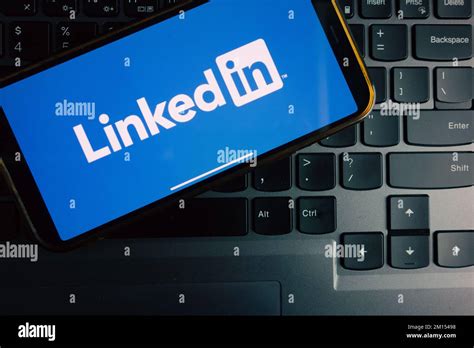 Konskie Poland September 17 2022 Linkedin Logo Displayed On