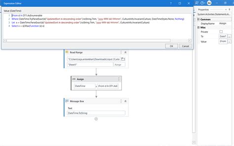 how to pick latest date in excel using uipath activities uipath