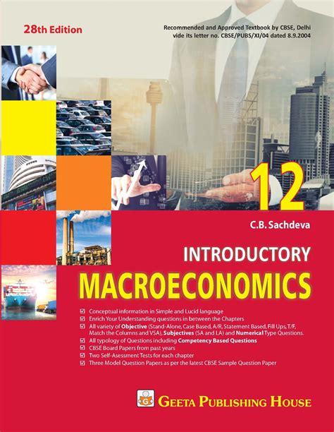 Introductory Macroeconomics A Textbook For Class Xii 2024 C B Sachdeva Books