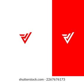 Fv Vf V Letter Logo Vector Stock Vector Royalty Free 2267676173 Shutterstock