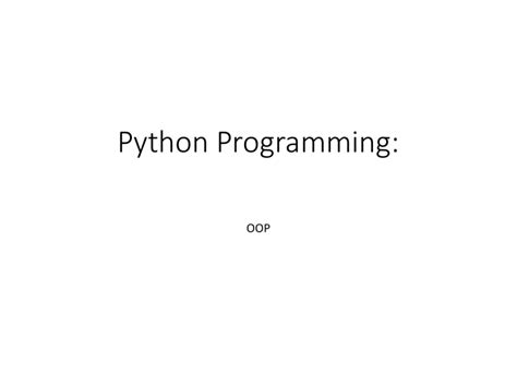 Python OOP Classes Inheritance Polymorphism