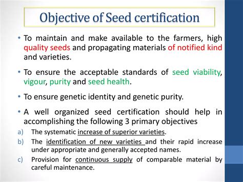 Seed Certification PPTX