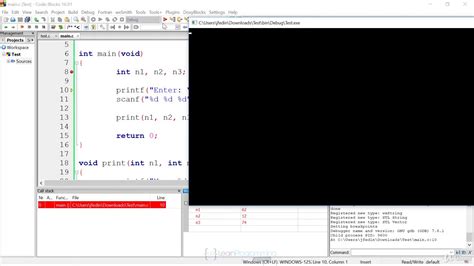 3 Code Blocks Debugger Youtube