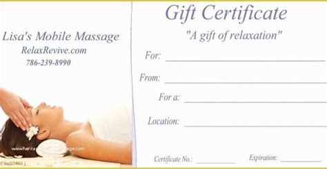 43 Free Printable Massage T Certificate Templates