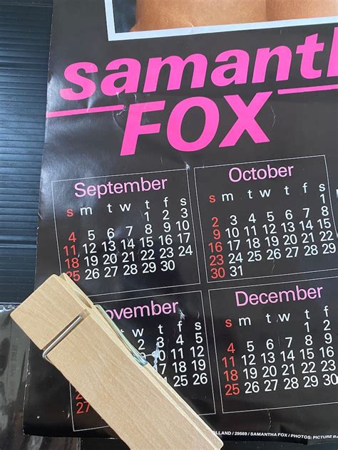 Samantha Fox Collage Pop Singer Naked Original Vintage Etsy