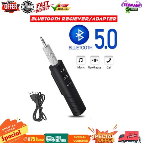 Bluetooth Reciever Bluetooth Adapter Bt 5 2 Receiver 3 5mm Axu Car Bt Transmitter Adapter