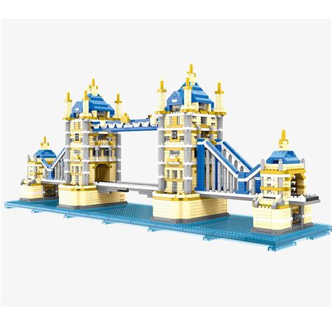 England London Tower Bridge Diamond Brick Model Building Micro Mini Block Mini Block World